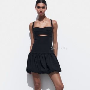 Zara | Dresses | Zara Balloon Mini Dress | Poshmark